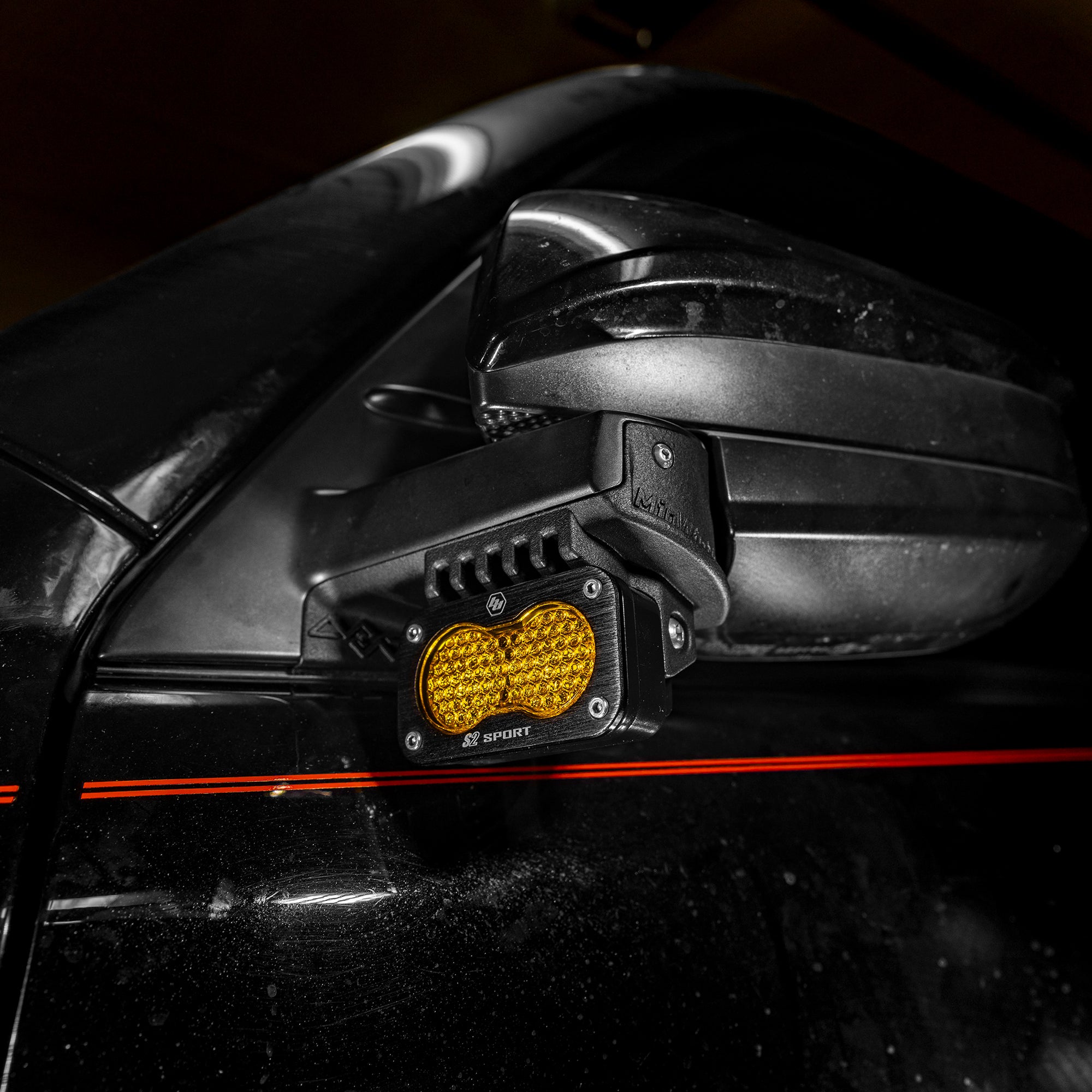 Side Mirror Ditch Light Mount Kit